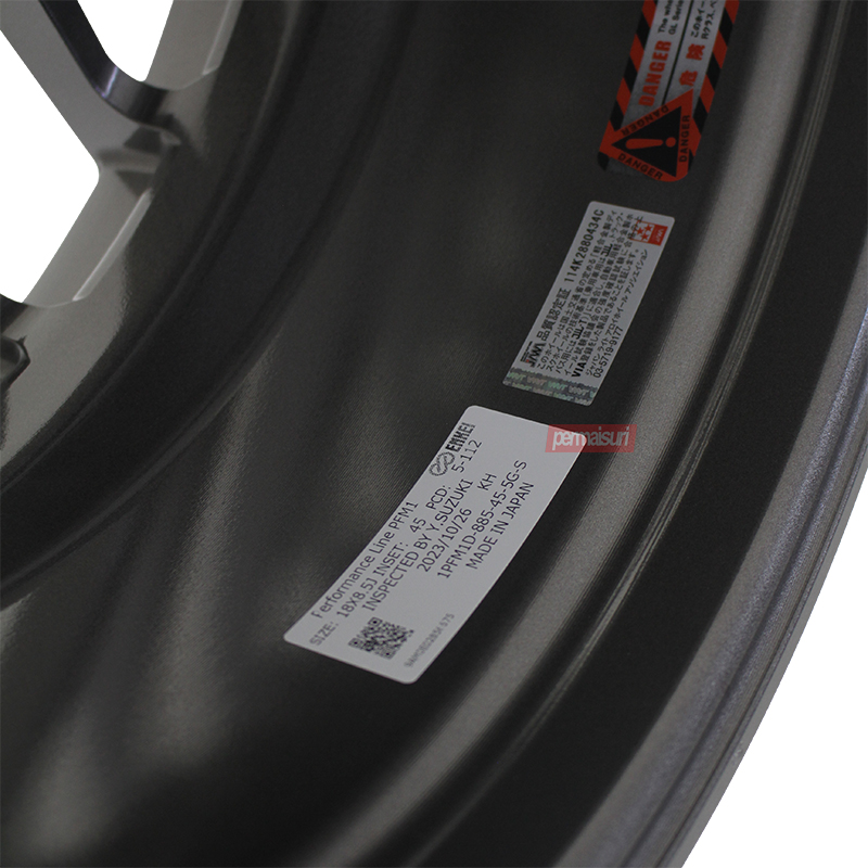 Permaisuri | Enkei - PFM1 | Dark Silver 18