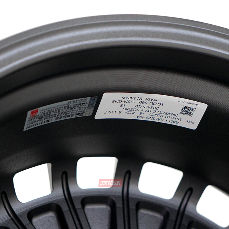 Permaisuri | OZ Racing - Rally Racing 4x4 | Dark Graphite Silver Lettering