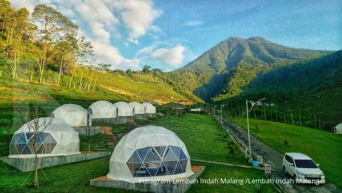 Harga Tiket Masuk Lembah Indah, Tempat Glamping Mewah di Malang, Ada Outbound hingga Flying Fox ...