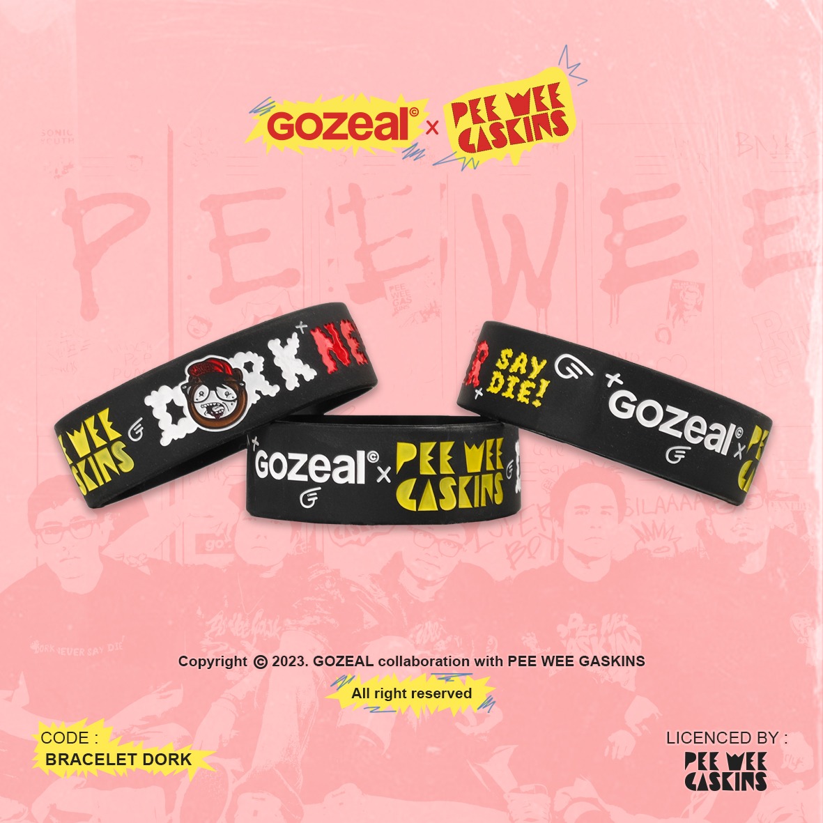 GOZEAL - X Pee Wee Gaskins | Bracelet | Dork
