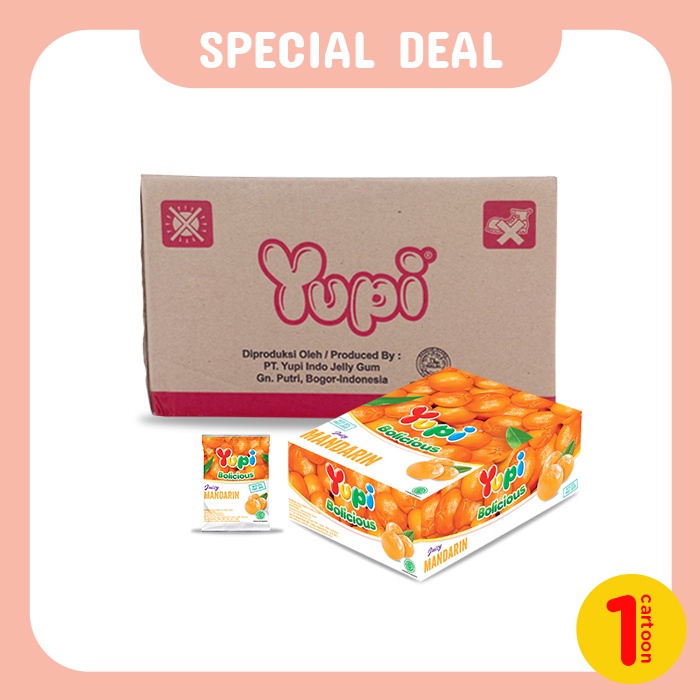 Yupi - Yupi Bolicious Mandarin Carton