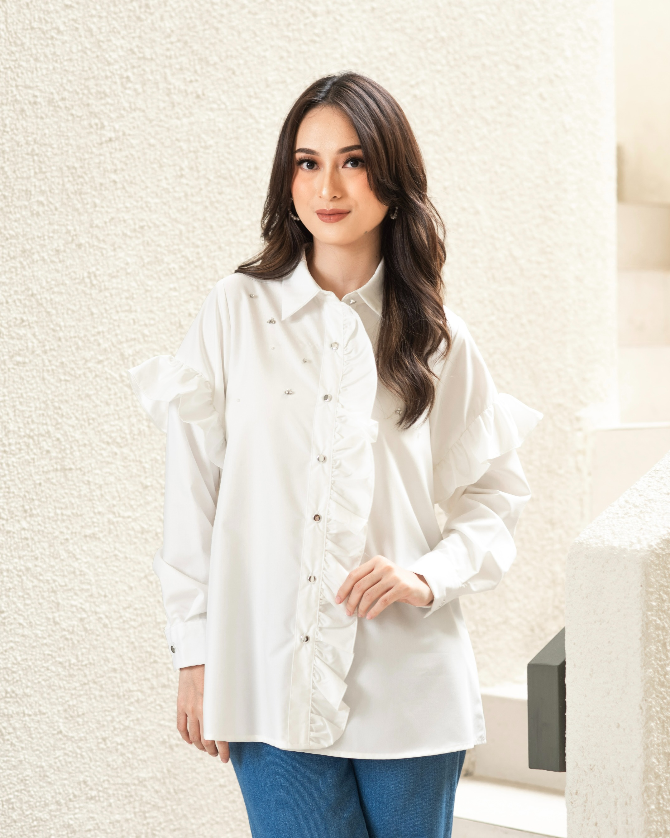 Dianarestu - Alita Blouse Broken White