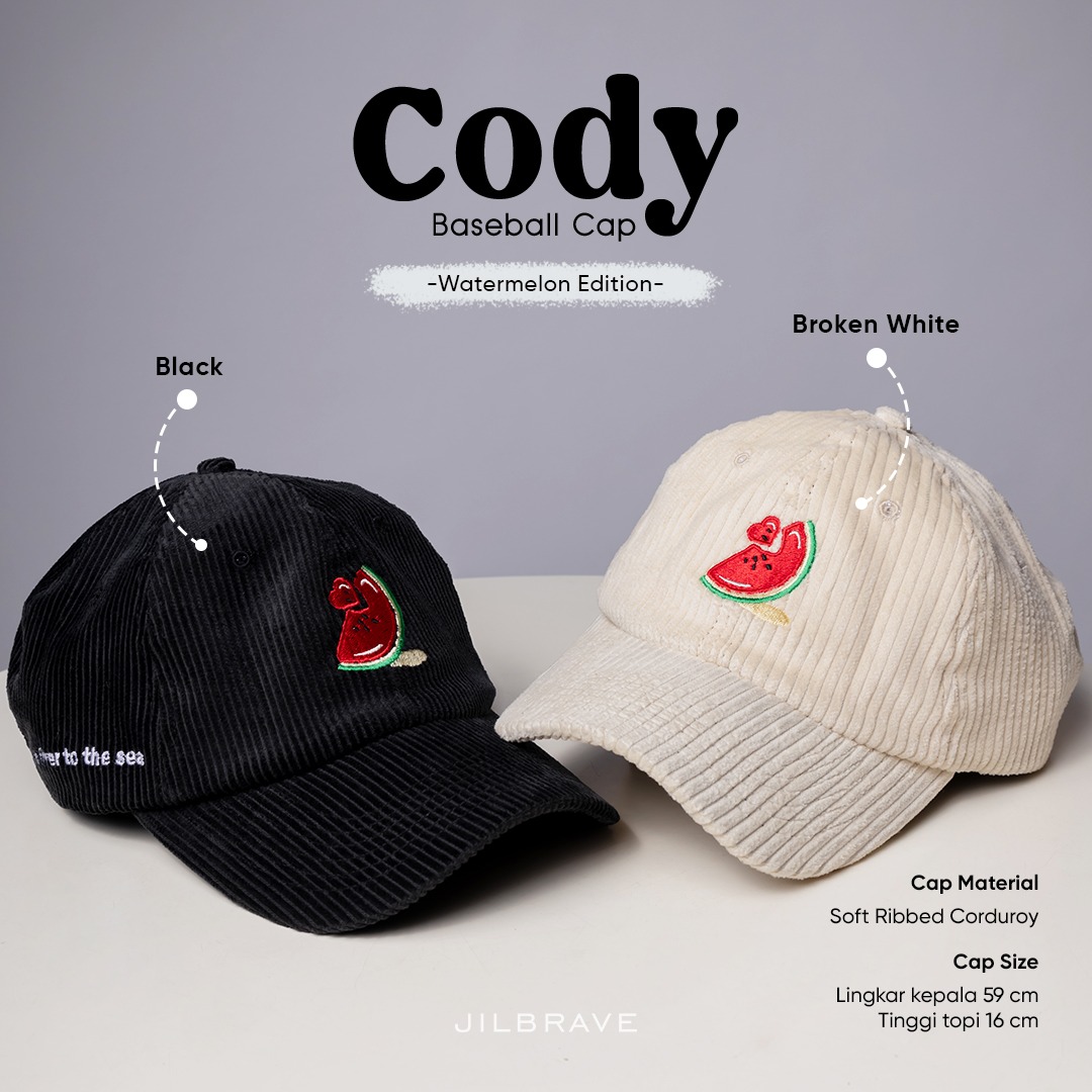Pre Order Cody Baseball Cap Watermelon Edition - Jilbrave Official Store