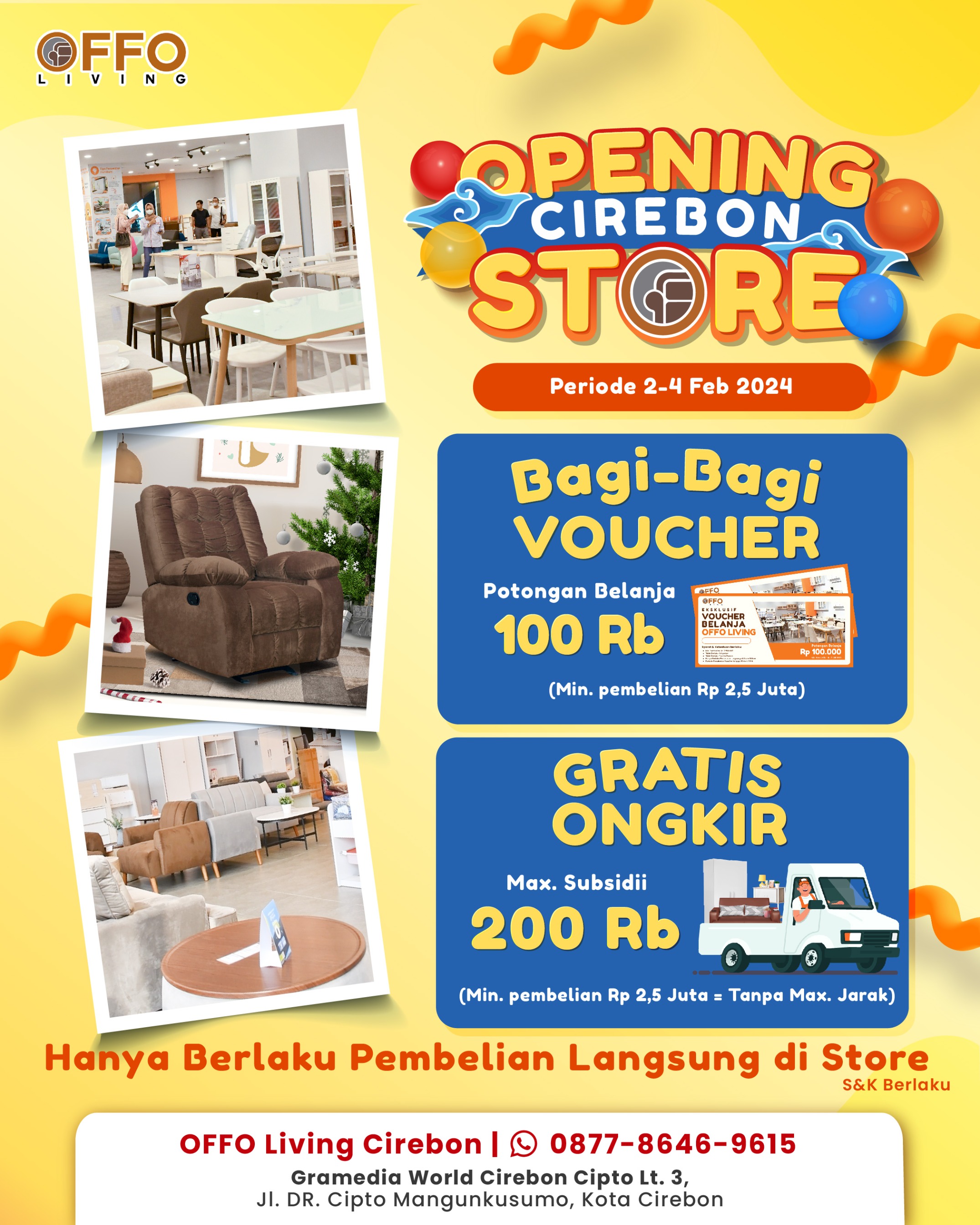 Toko Furniture Online & Offline Termurah se-Indonesia Gratis Perakitan