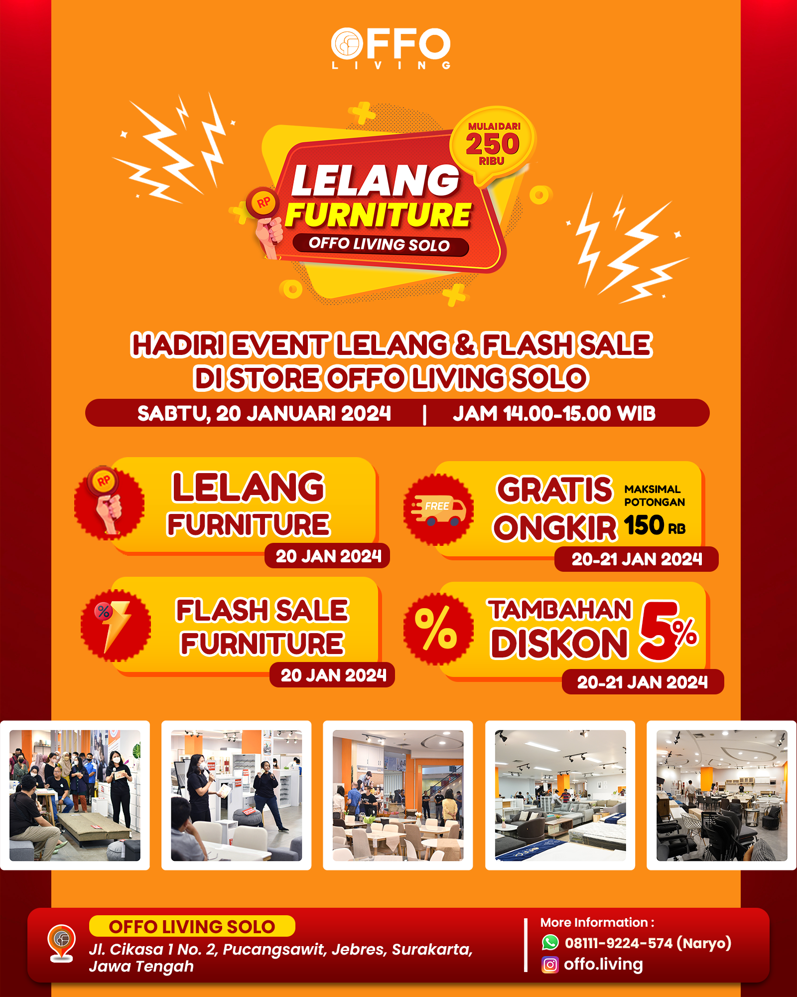 Toko Furniture Online & Offline Termurah se-Indonesia Gratis Perakitan