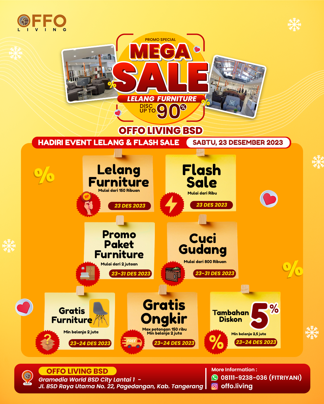 Toko Furniture Online & Offline Termurah se-Indonesia Gratis Perakitan