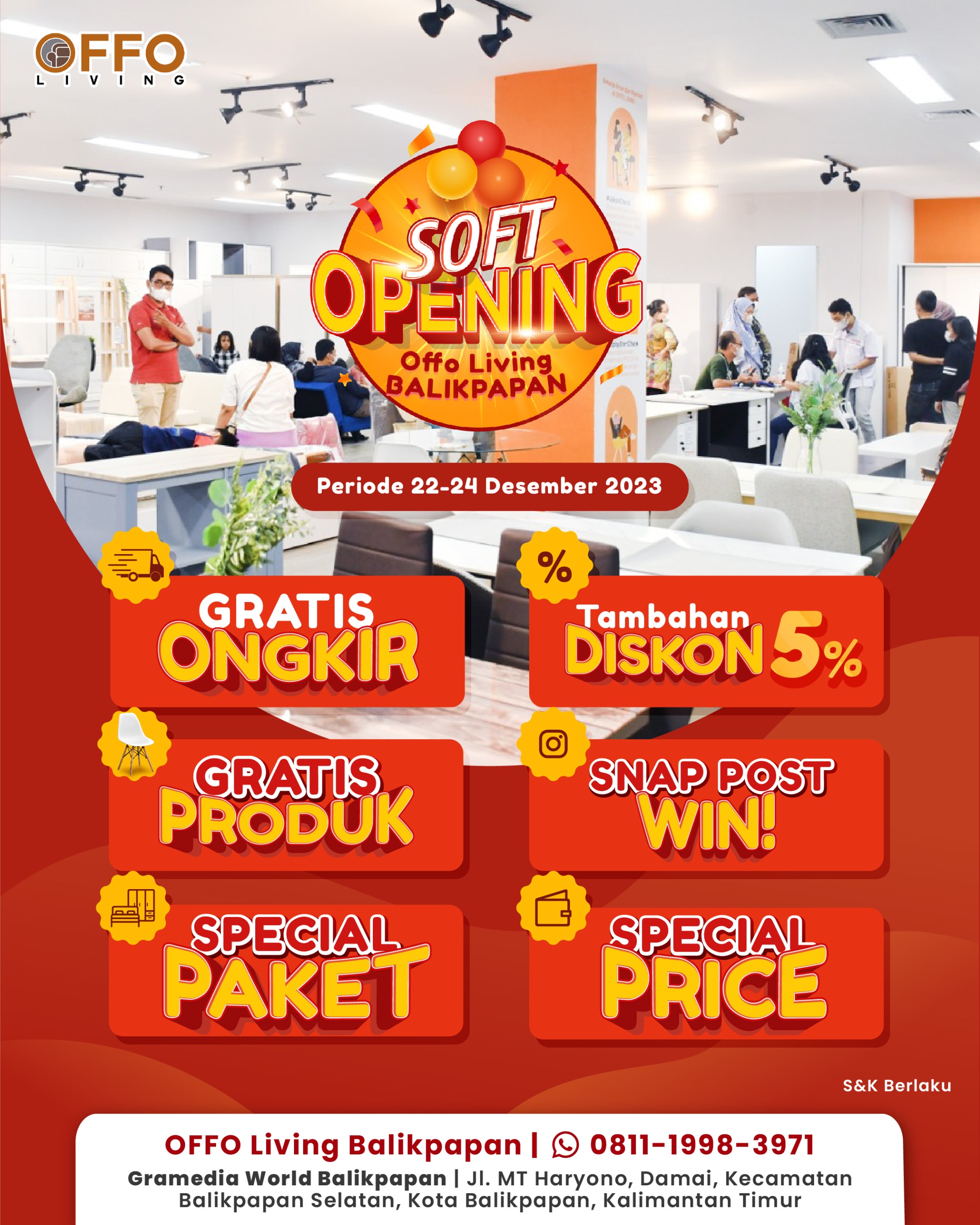 Toko Furniture Online & Offline Termurah se-Indonesia Gratis Perakitan