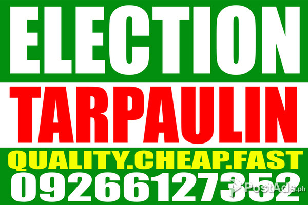 TARPAULIN PRINTING PASIG MAKATI ELECTION | PostAds.ph