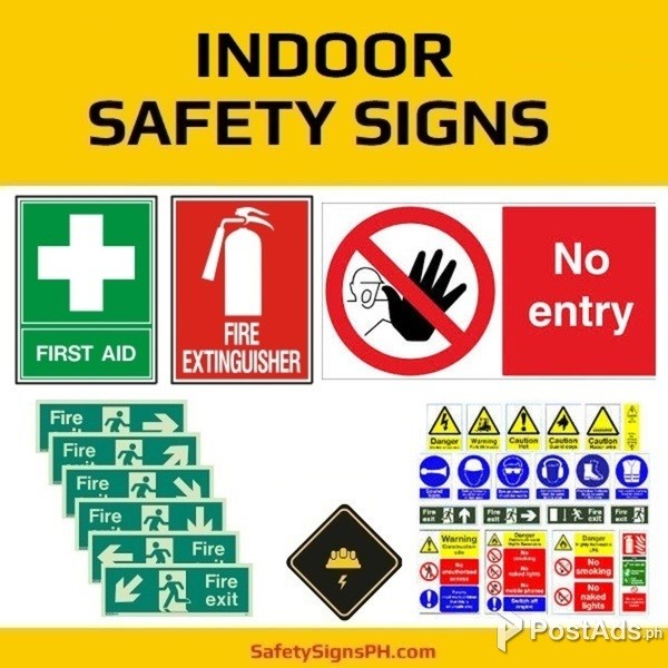 Indoor & Indoor Safety Signs Philippines – Nationwide Delivery | PostAds.ph