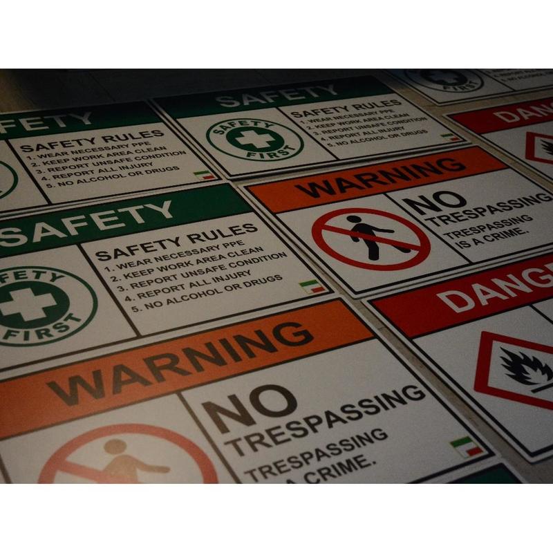 Aluminum with Reflective Signs for Safety | PostAds.ph