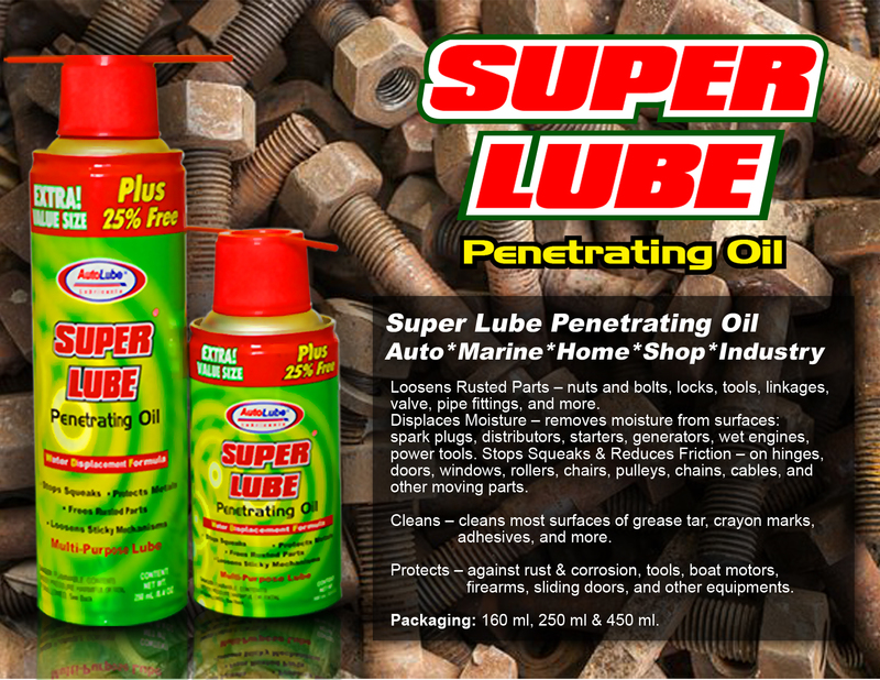 AutoLube SuperLube WD40 Penetrating Lube Oil - Autolube Corp. | PostAds.ph