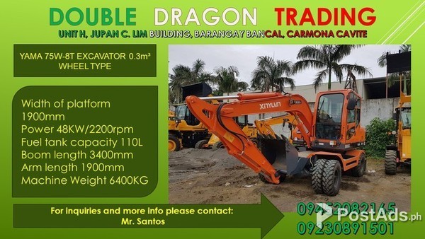 YAMA WHEEL TYPE BACKHOE / EXCAVATOR | PostAds.ph