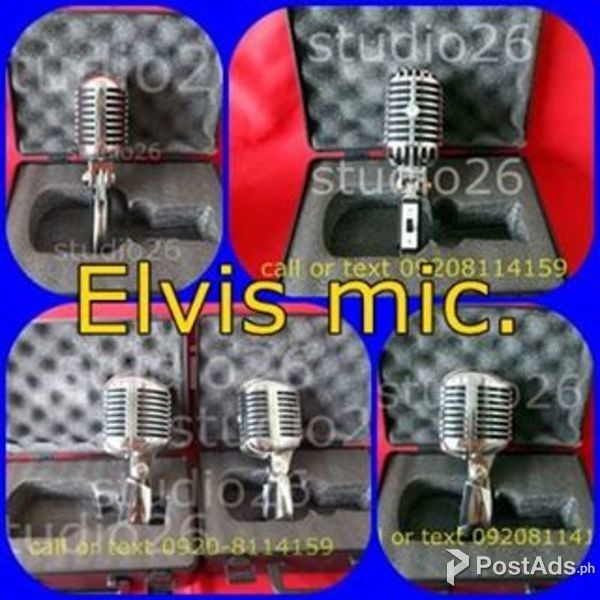 retro mic elvis microphone | PostAds.ph