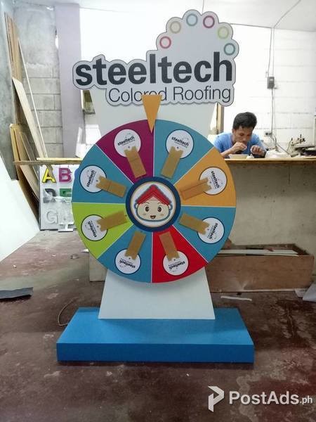 ROLETA SPIN WHEEL ROULETTE GAME WITH STAND AND TABLE TOP FABRICATOR ...