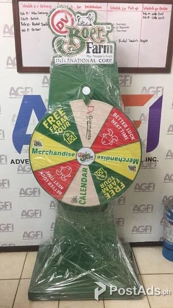 ROLETA SPIN WHEEL ROULETTE GAME WITH STAND AND TABLE TOP FABRICATOR ...