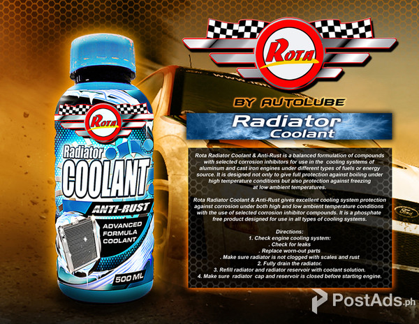 Rota Radiator Coolant Anti-Rust Cooling Fluid | PostAds.ph