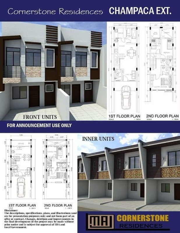 New Pre-Selling Townhouse For Sale At Cornerstone Marikina (Champaca ...