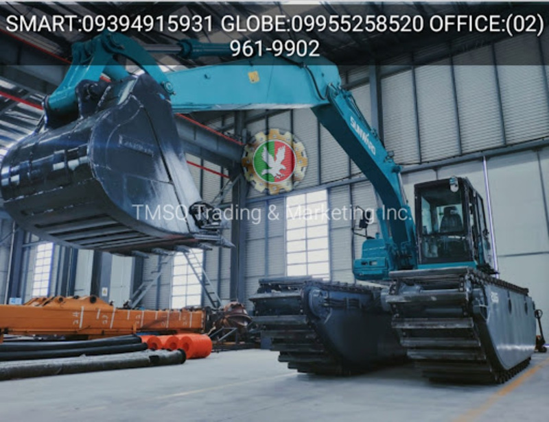 SUNWARD amphibious pontoon backhoe excavator available for sale ...