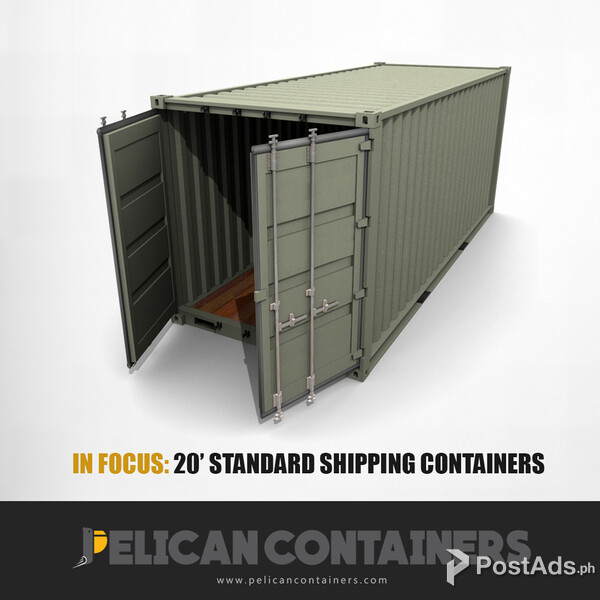 Buy Used 20 foot Shipping Container Vans For Sale | Pelican Containers ...