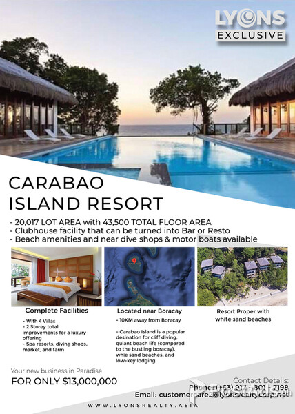 Carabao Island Resort | PostAds.ph