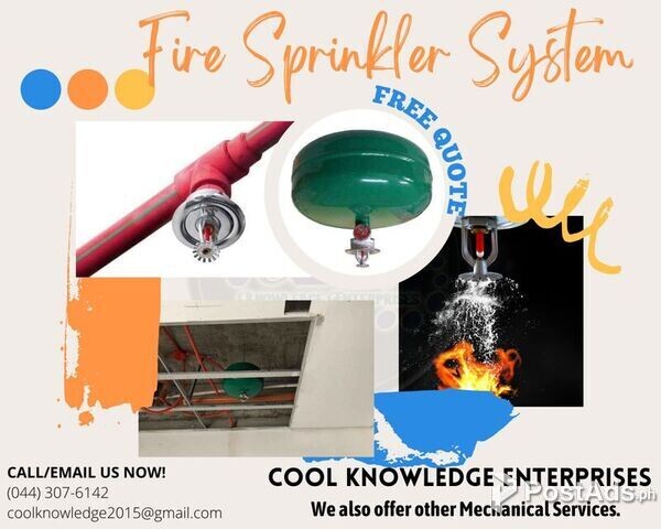 Supply/Installation - Fire Sprinkler System | PostAds.ph