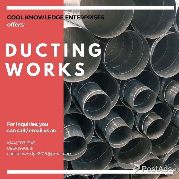 Supply and Installation - Ducting - Bulacan | PostAds.ph