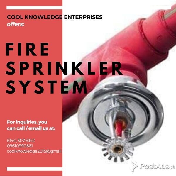 Supply and Installation - Fire Sprinkler - Bulacan | PostAds.ph