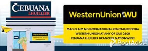 Claim International Remittance through Cebuana-San Pedro Laguna ...