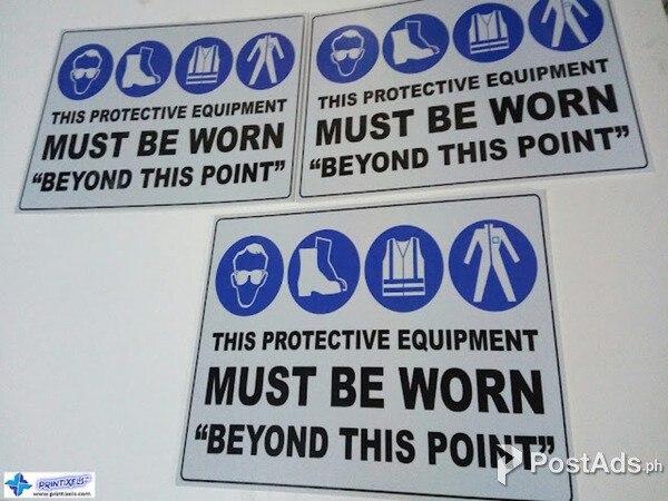 Aluminum Safety Signages Philippines | PostAds.ph