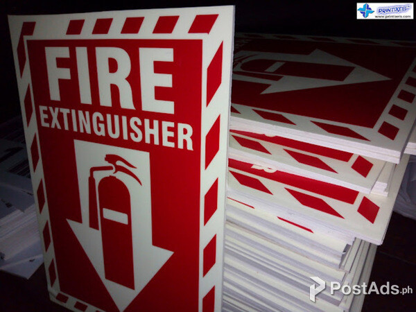 Photoluminescent Fire Extinguisher Signs Philippines - Printixels ...