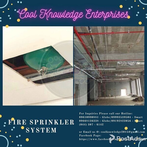 Fire Sprinkler System Quezon City | PostAds.ph