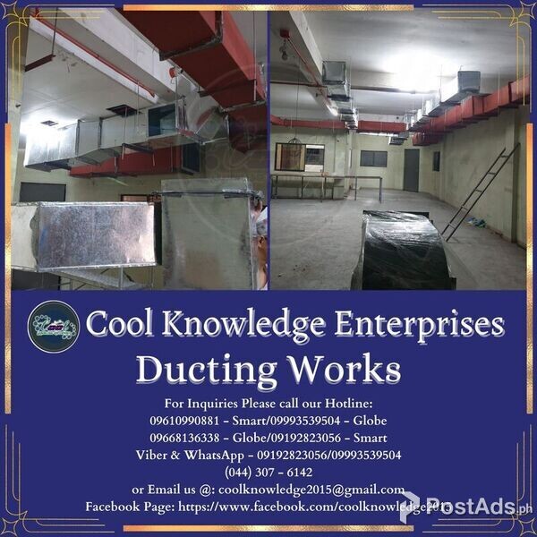 Ducting Works System Angeles Pampanga | PostAds.ph