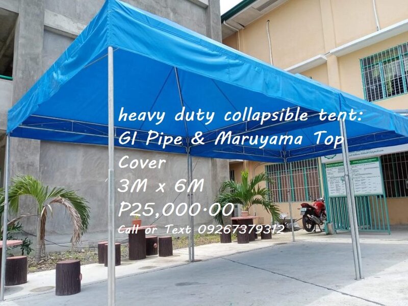Heavy Duty Collapsible Ten GI PIPE with MARUYAMA TOP COVER | PostAds.ph