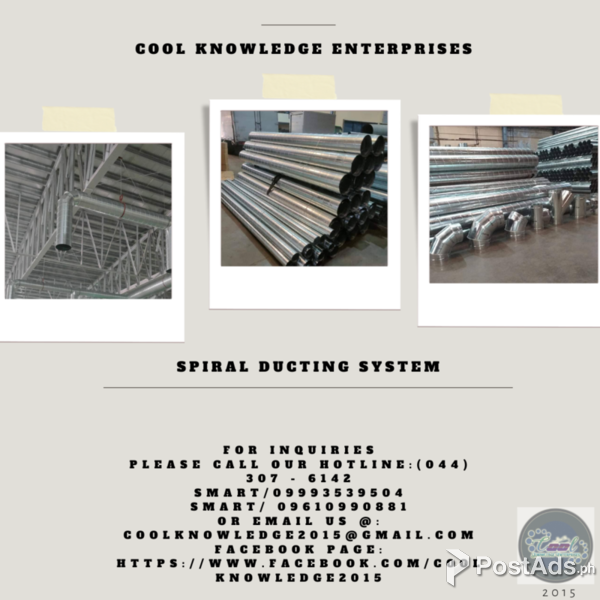 SPIRAL DUCTING SYSTEM | PostAds.ph