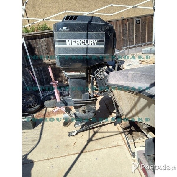Mercury Black Max 200 HP 2 Stroke Outboard Boat Motor - Fresh Water Us ...
