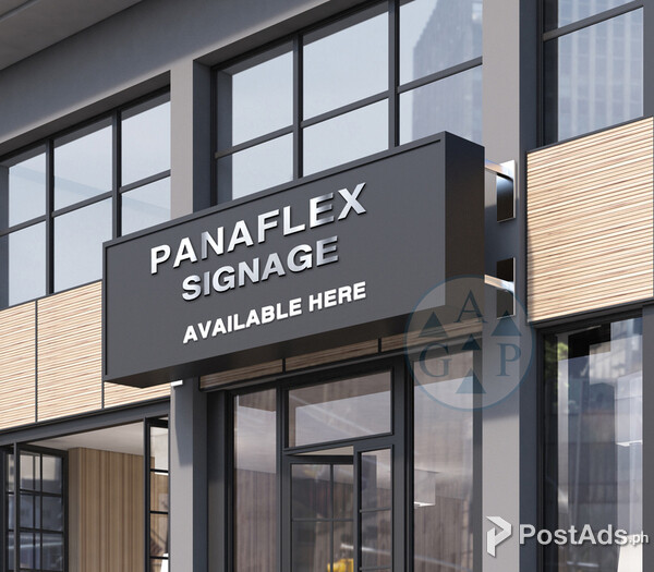 Panaflex Signage | Acrylic | Brass or Stainless | Poster Frame | PostAds.ph