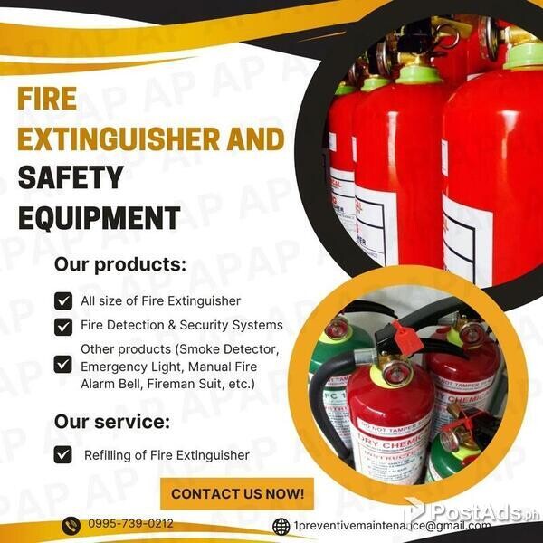 FIRE EXTINGUISHER AND SAFETY EQUIPMENT - CEBU | PostAds.ph