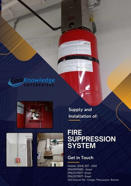 Fire Suppression System Works and Installation! - Cool Knowledge Enterprises | PostAds.ph