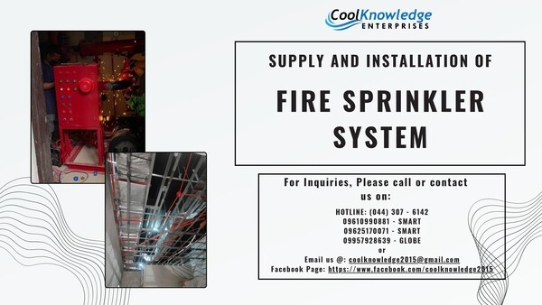 Installation For Office Spaces: Sprinkle System | PostAds.ph