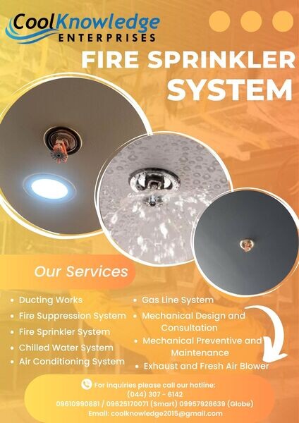 SUPPLY AND INSTALLATION - FIRE SPRINKLER SYSTEM | PostAds.ph