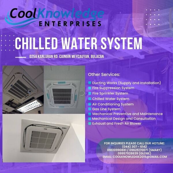SUPPLY & INSTALLATION OF CHILLED WATER SYSTEM (BULACAN) | PostAds.ph
