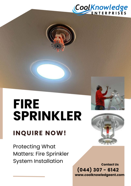 Supplying & Installing- Fire Sprinkler System | PostAds.ph