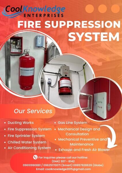 WE SUPPLY AND INSTALL FIRE SUPPRESSION SYSTEM : PHILIPPINES | PostAds.ph