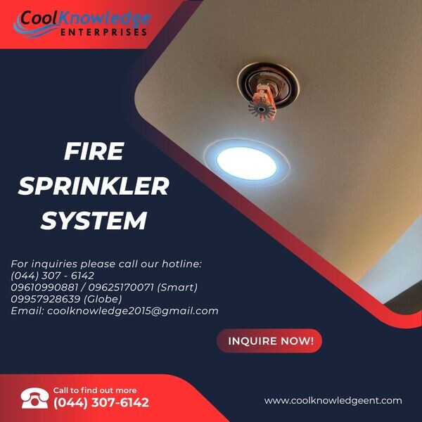 FIRE SPRINKLER SYSTEM || WE SUPPLY AND INSTALL || MANILA | PostAds.ph