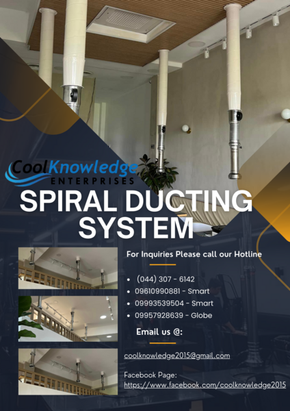 aSpiral Ducting System / We Supply And Install | PostAds.ph