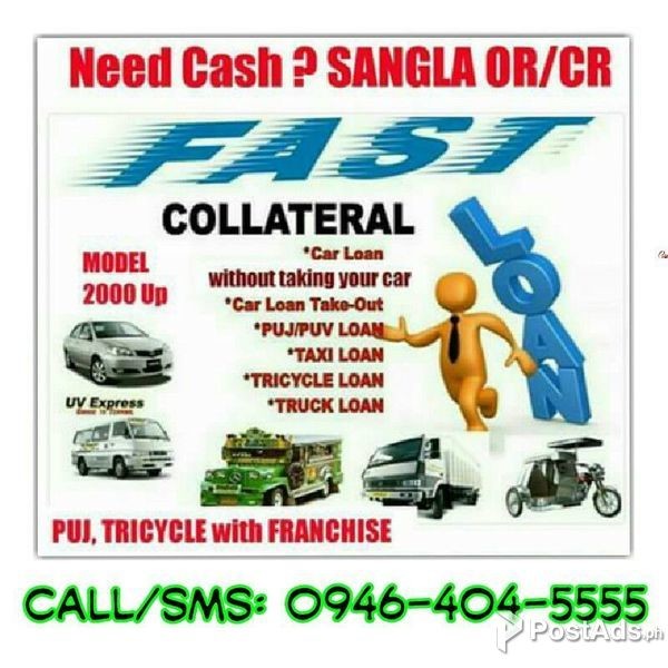Accept Sangla Or Cr Of Car And Truck Postads Ph
