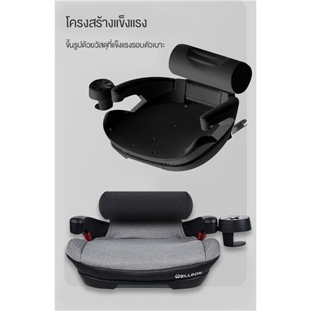 คาร์ซีทสำหรับเด็กโต WELLDON SKYLINE สีเขียว