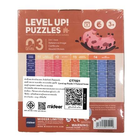จิ๊กซอว์สำหรับเด็กเล็ก MIDEER ADVANCED PUZZLE LEVEL 3 ลาย NATURAL SCENERY