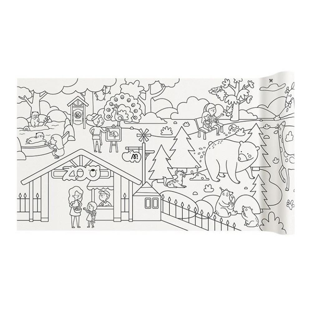 กระดาษระบายสี MIDEER MAGIC ZOO MD3303