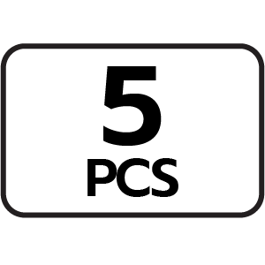 ชุดดอกสว่านก้านหกเหลี่ยม DEWALT DWAH1105 (5 ชิ้น)